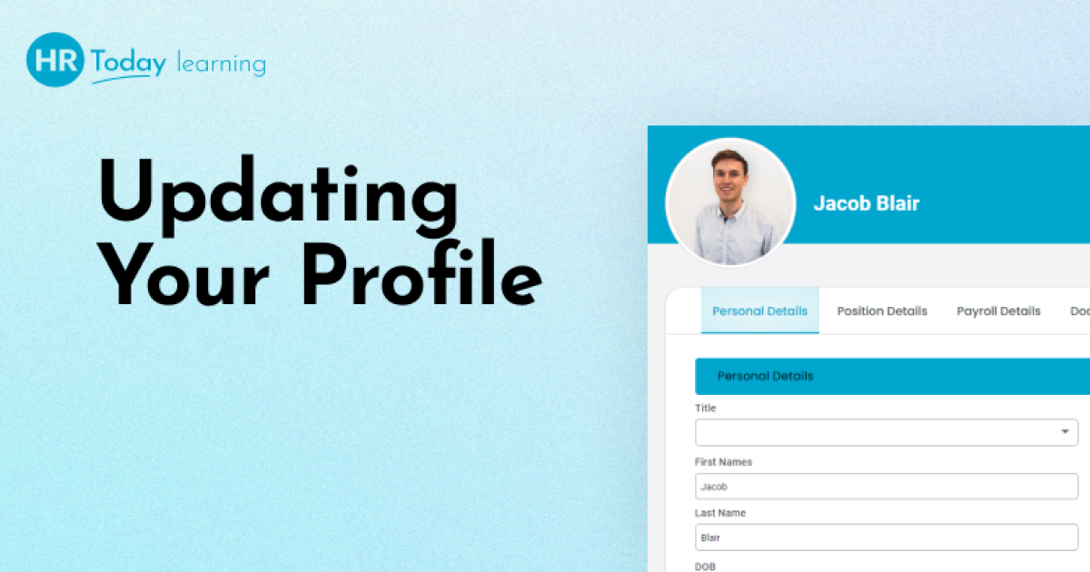 Updating Your Profile | HR Today for Employees - EQ Consultants