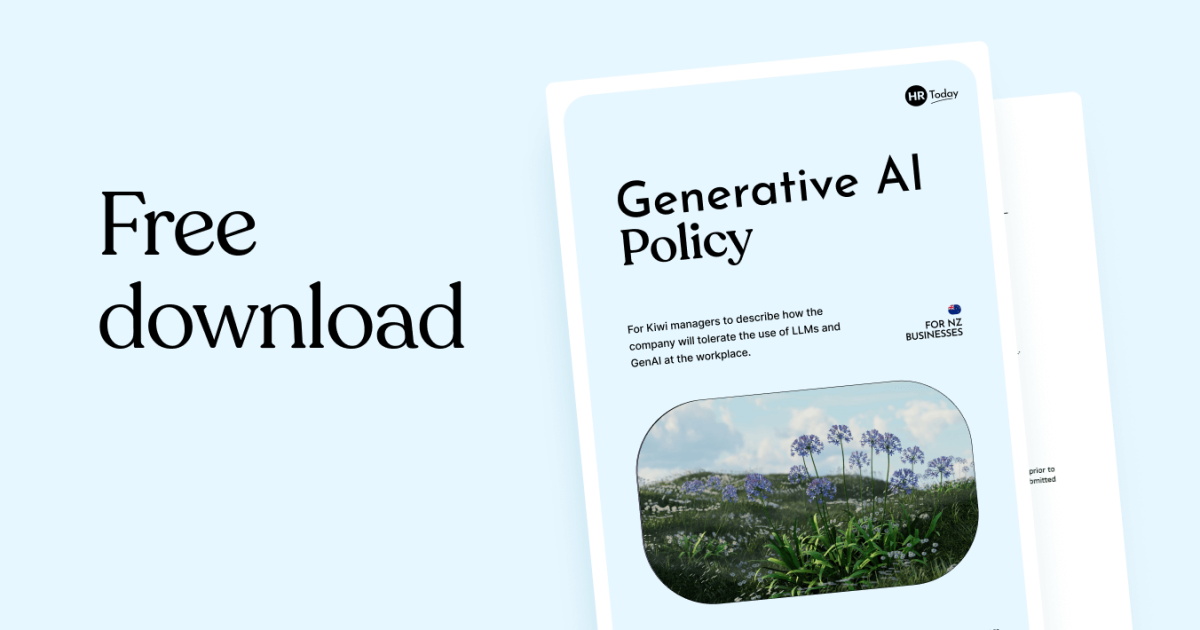 Generative AI Policy Template [Free Download] NZ - EQ Consultants