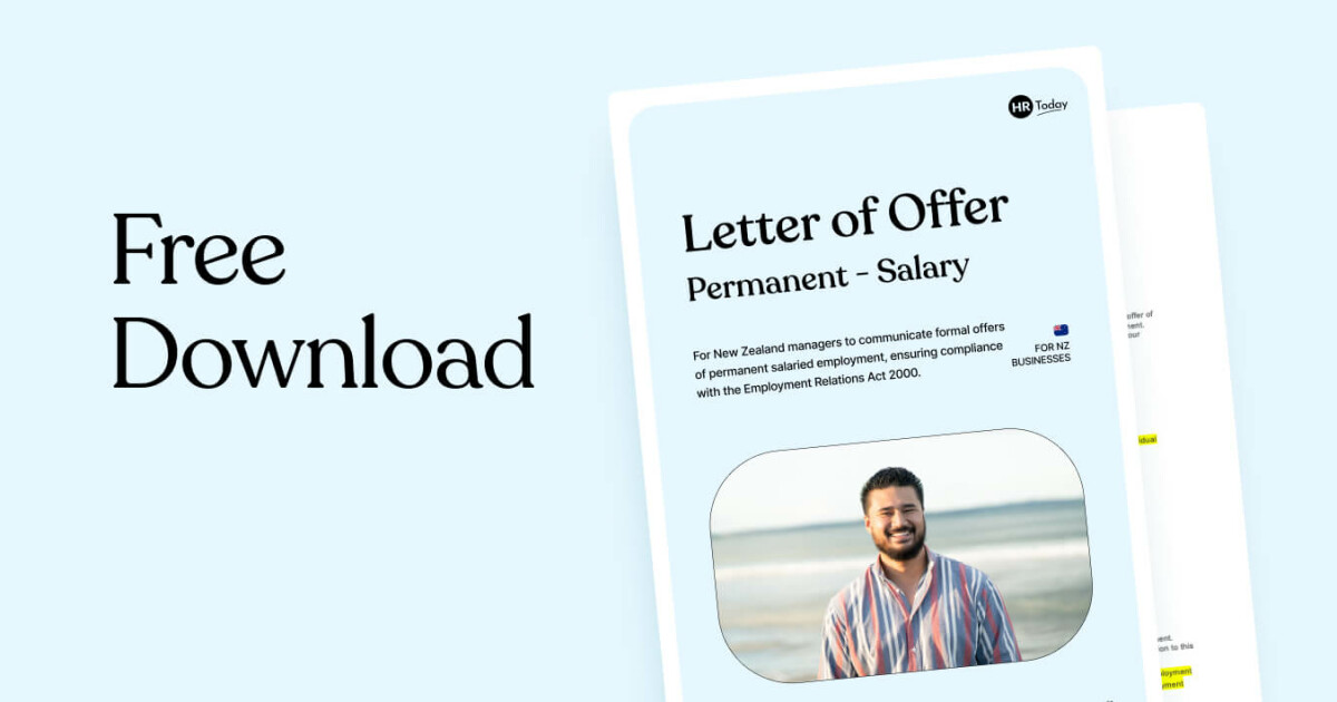 Letter of Offer Template - Permanent Salary [Free Download] - EQ ...